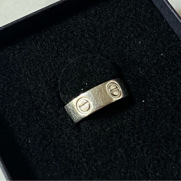 Cartier | Jewelry | Cartier Love Ring Leve Ring Eu45us35 | Poshmark
